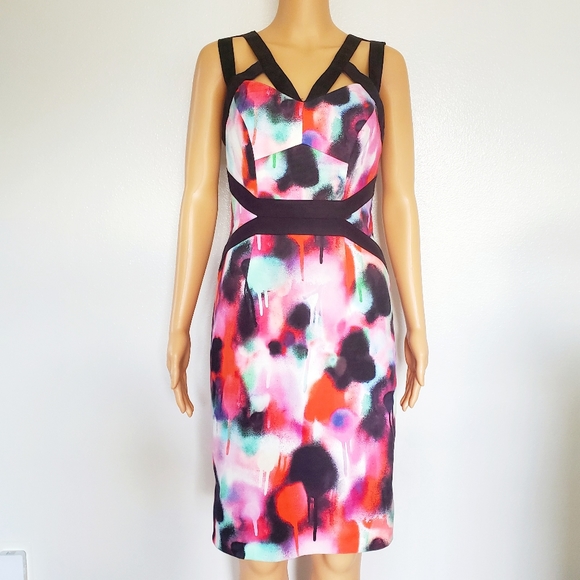French Connection | Dresses | Graffiti Spray Paint Dress | Poshmark